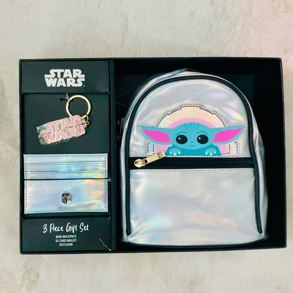 Star Wars | Bags | Star Wars Baby Yoda 3 Piece Mini Backpack Gift Set ...